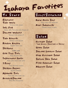 Menu - Noshi Sushi